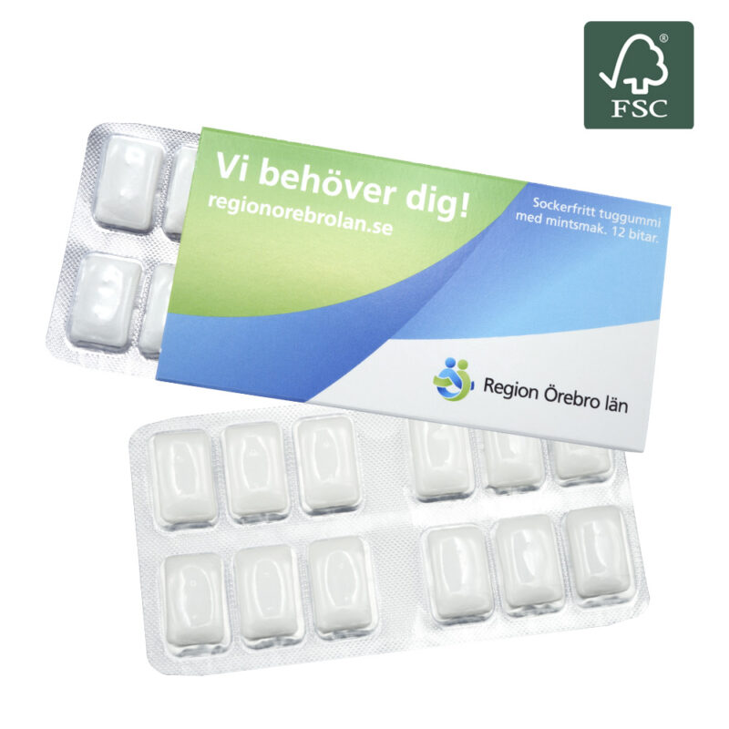 Tuggummi 12-pack - Eurosweet Reklamgodis Skandinavien